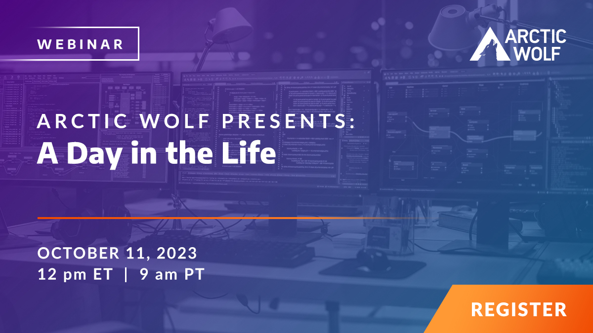 Arctic Wolf Webinar Registration