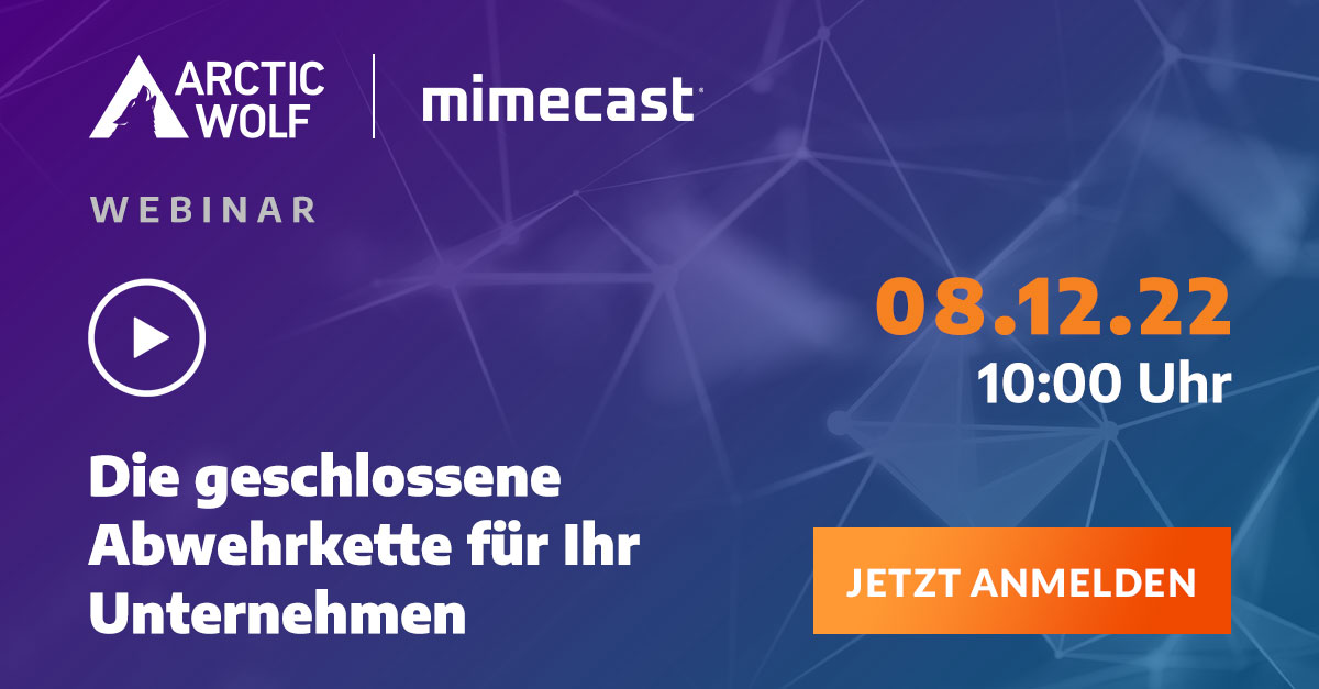 Arctic Wolf Webinar Registration