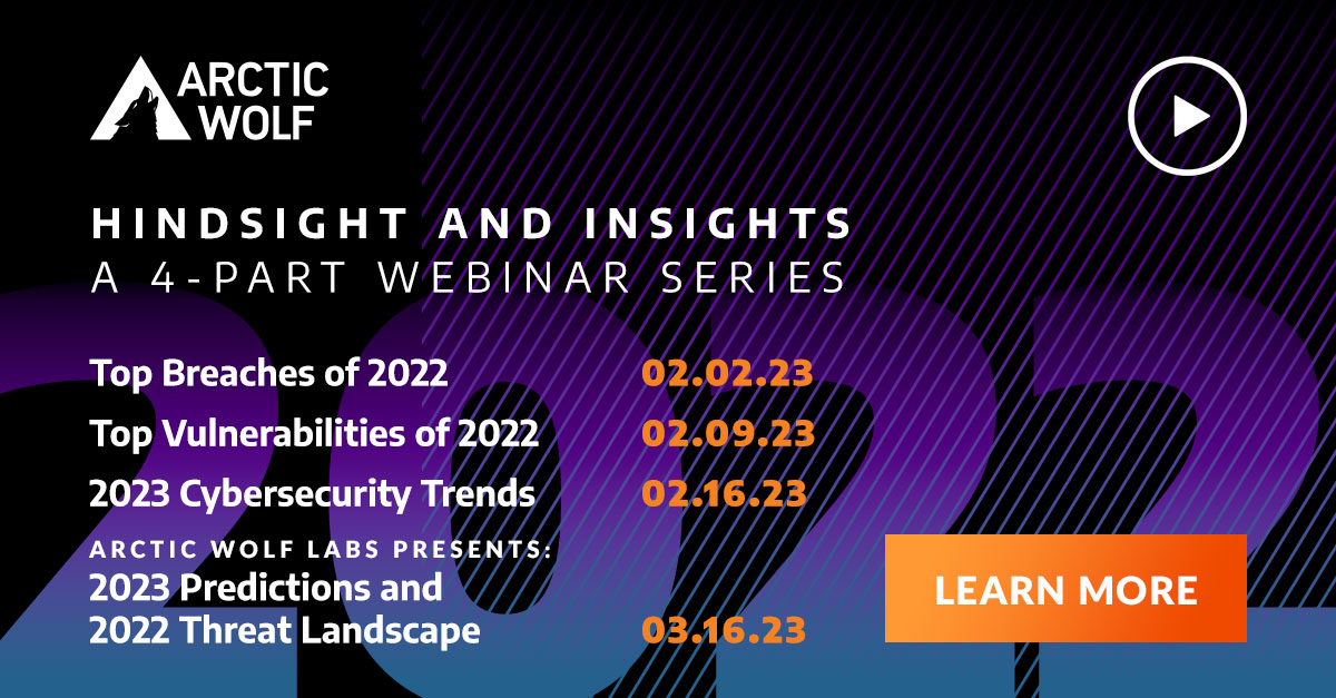 Arctic Wolf Webinar Registration