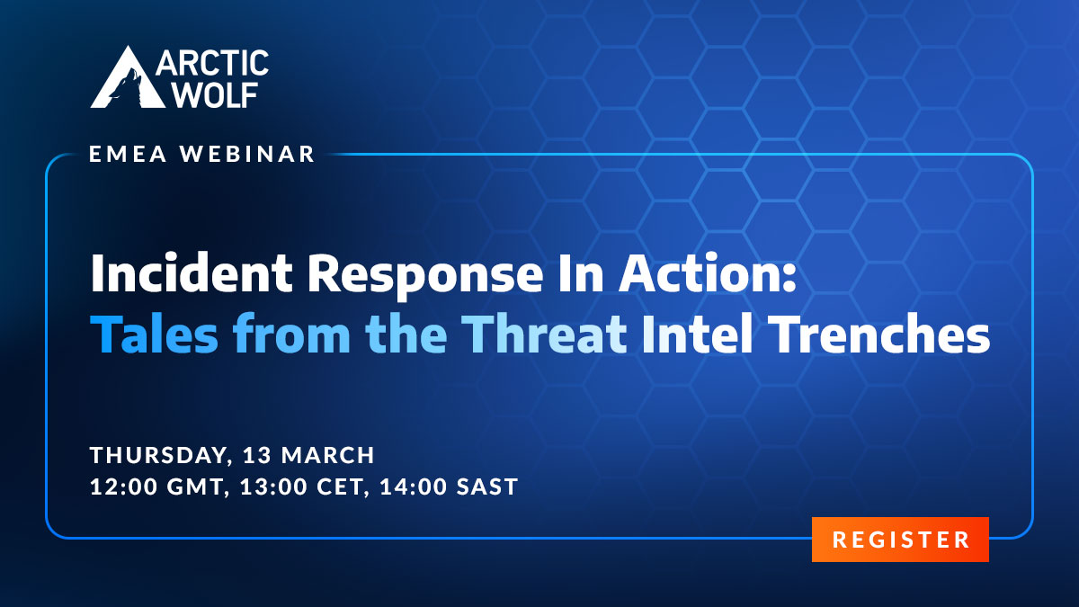 Arctic Wolf Webinar Registration