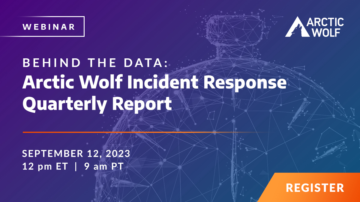 Arctic Wolf Webinar Registration