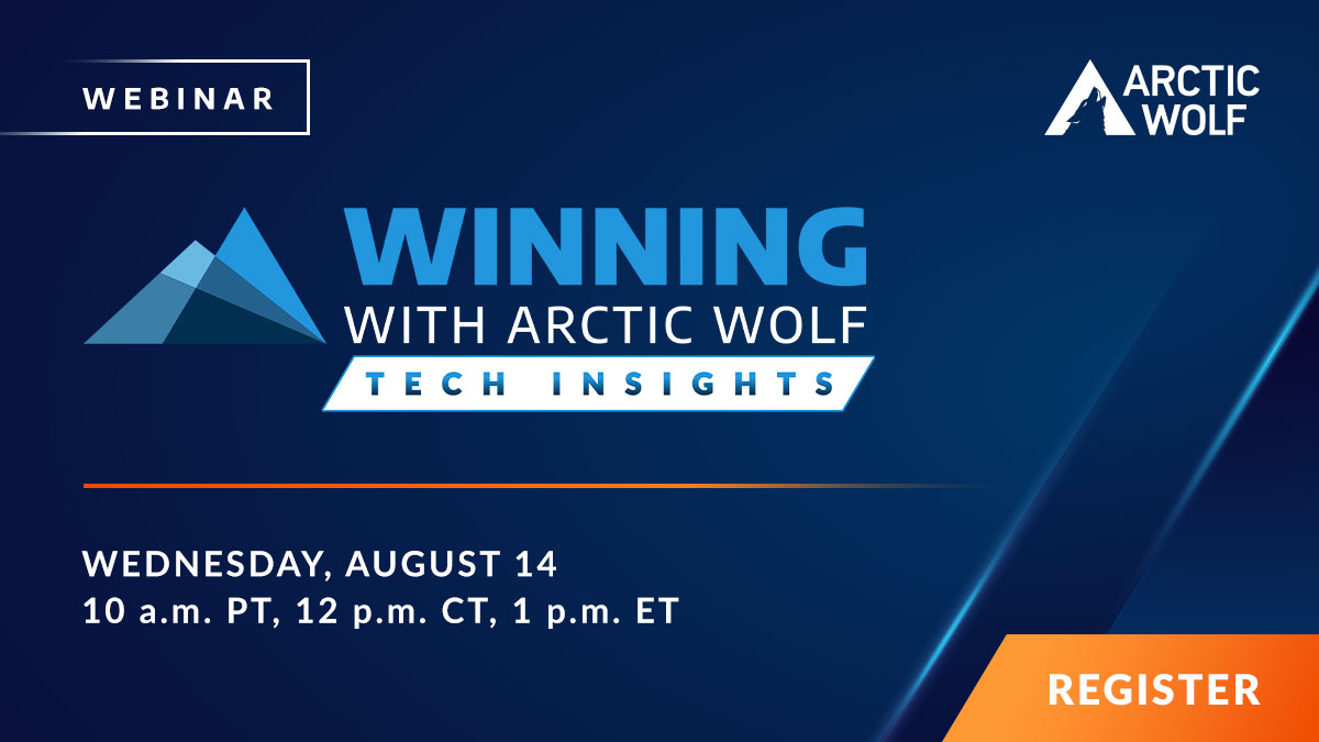 Arctic Wolf Webinar Registration